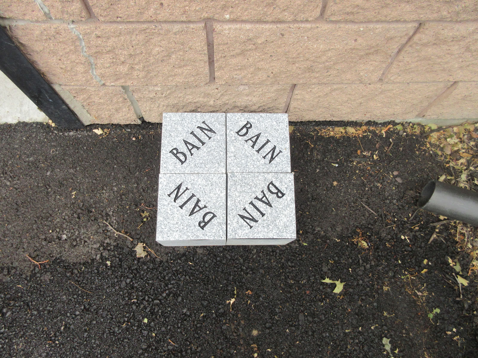 Footstone & Cornerstone markers – Kinkaid Loney Monuments